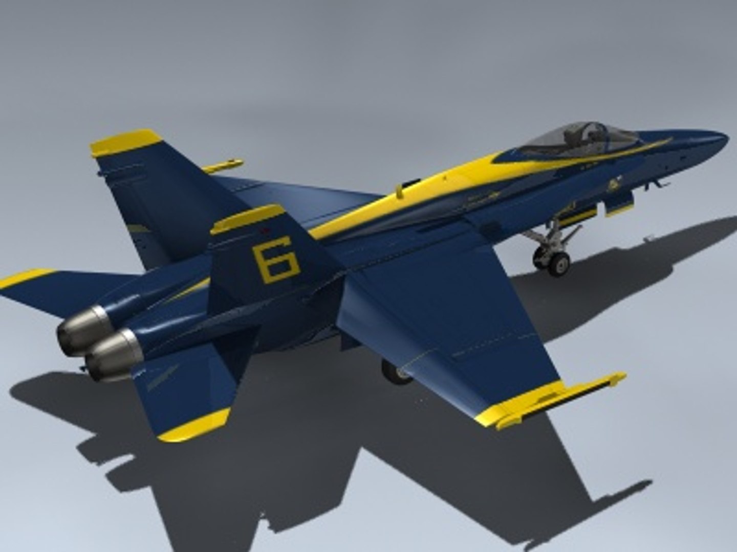 Lwo F A-18a Hornet Blue Angels