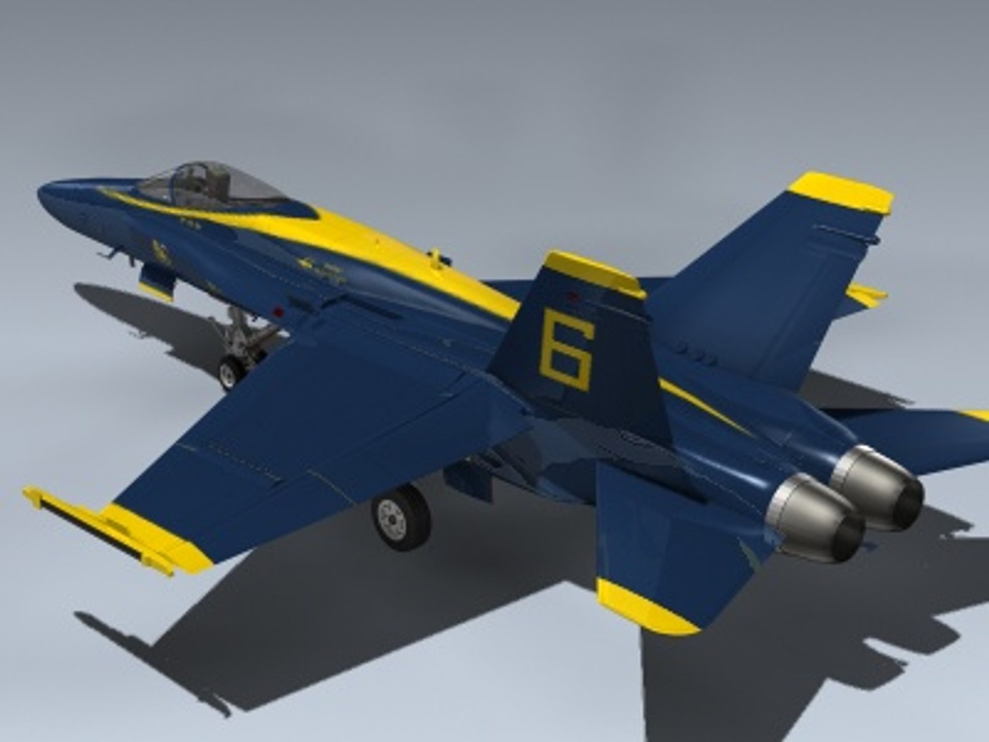Lwo F A-18a Hornet Blue Angels