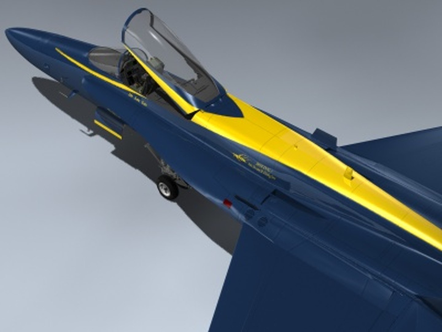 Lwo F A-18a Hornet Blue Angels