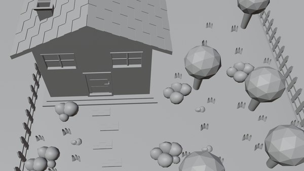 modelo 3d Casa Low Poly gratis - TurboSquid 1691894