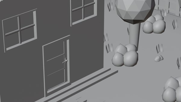 modelo 3d Casa Low Poly gratis - TurboSquid 1691894