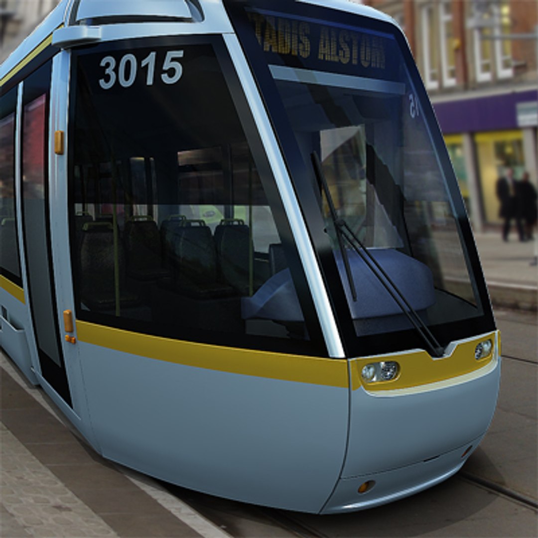 3d Dublin Tram Tramways