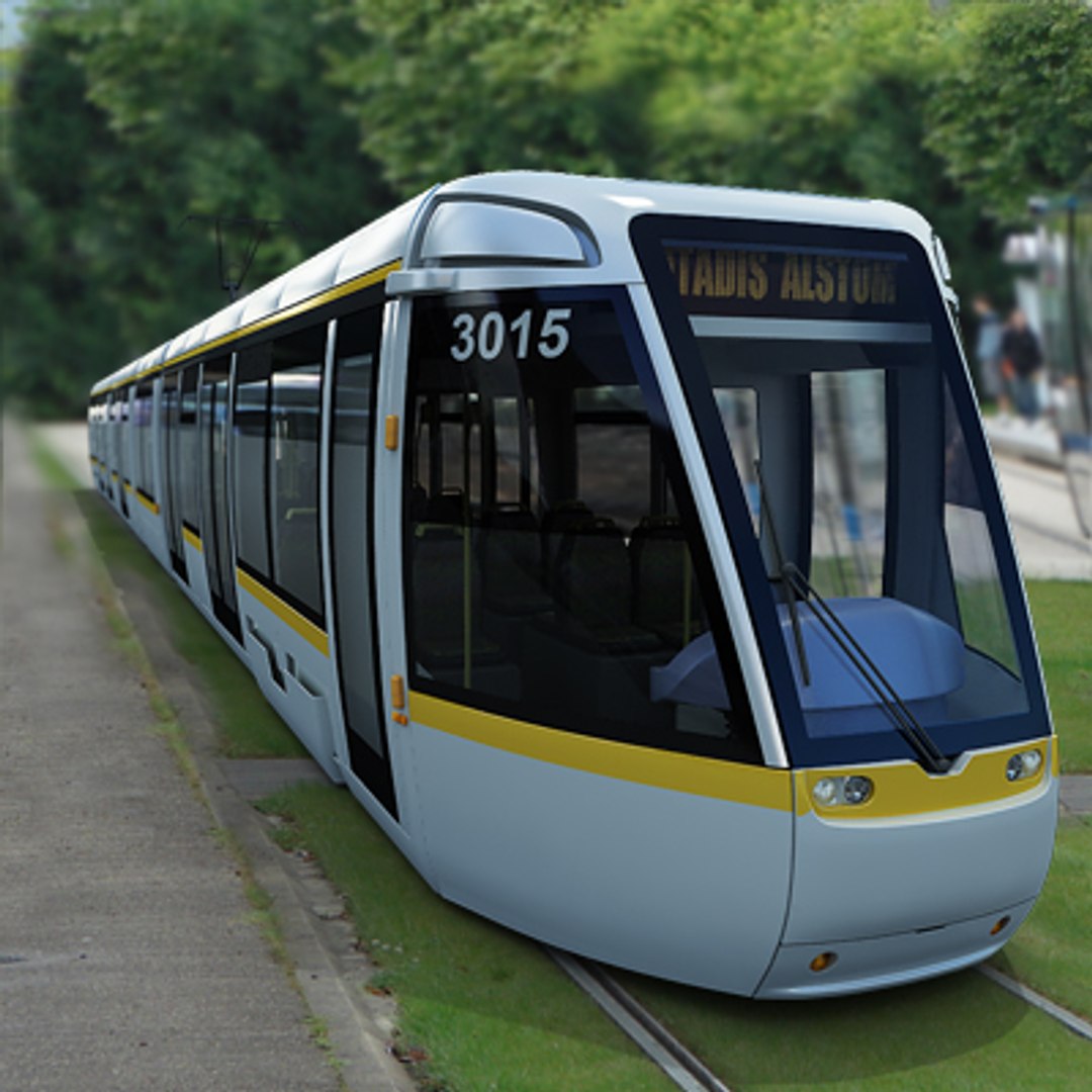 3d Dublin Tram Tramways
