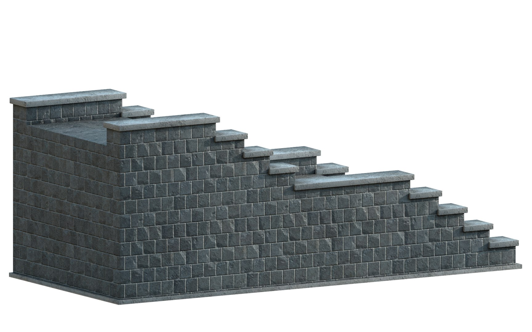 3D stone stairs - TurboSquid 1542836