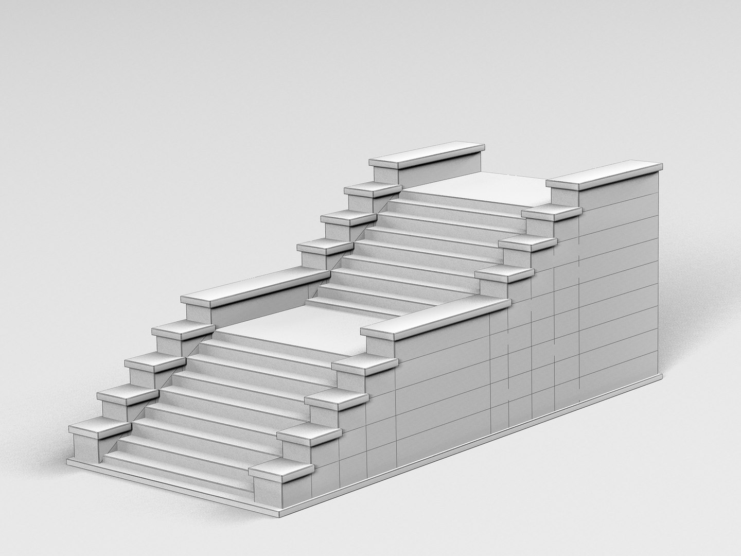 3D stone stairs - TurboSquid 1542836