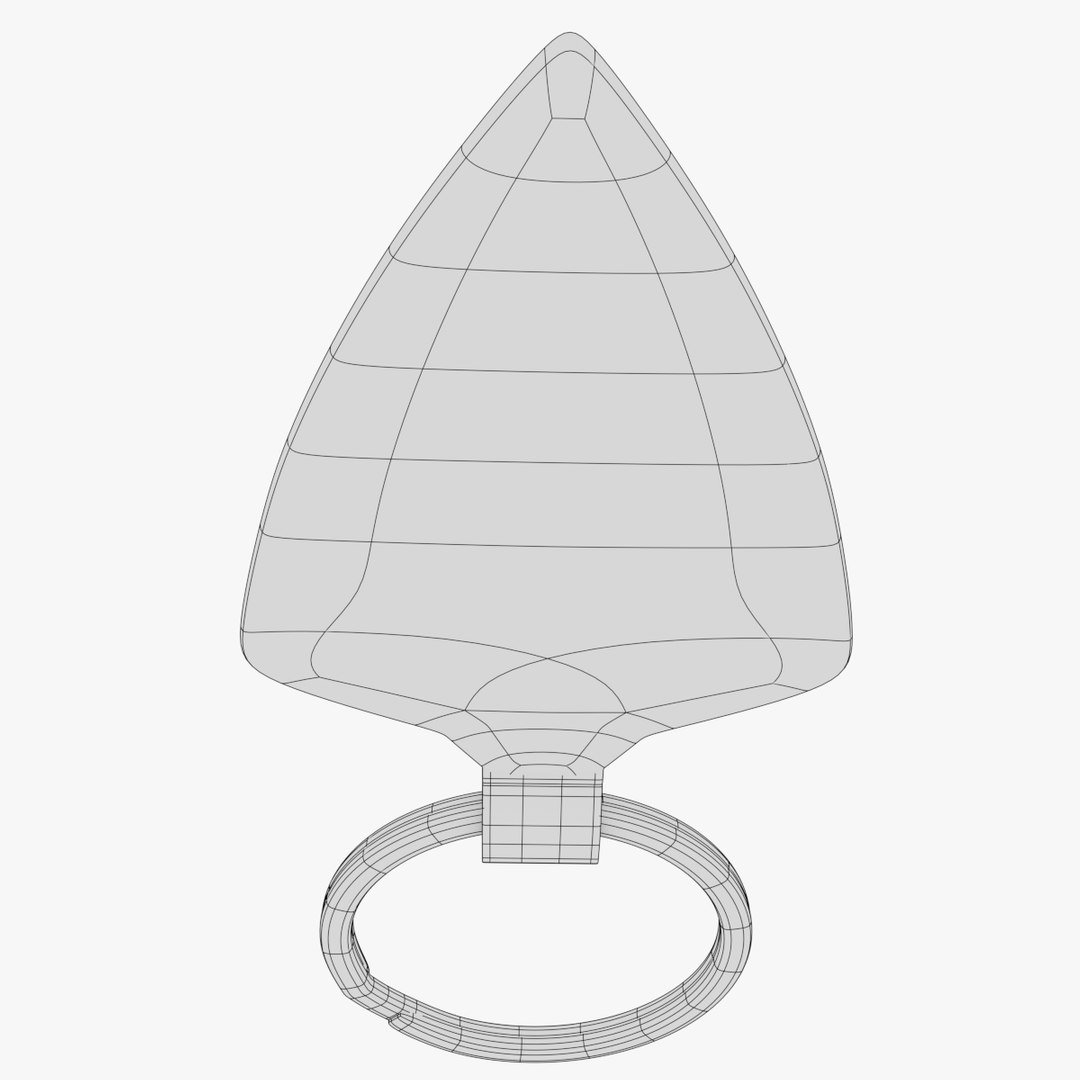 Keyring Ring Keys 3d Model