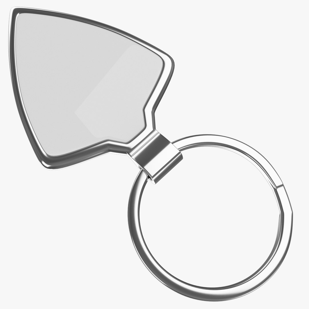 Keyring Ring Keys 3d Model