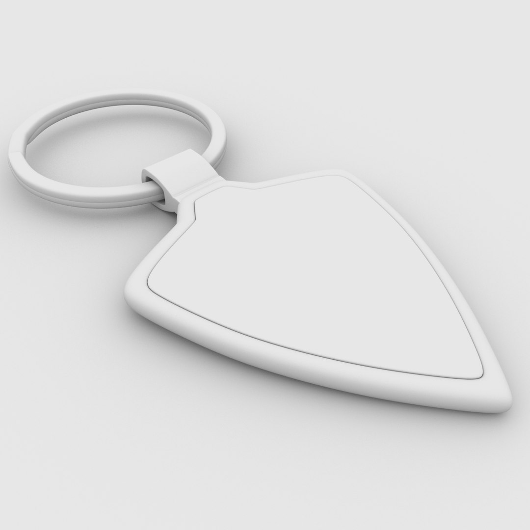 Keyring Ring Keys 3d Model