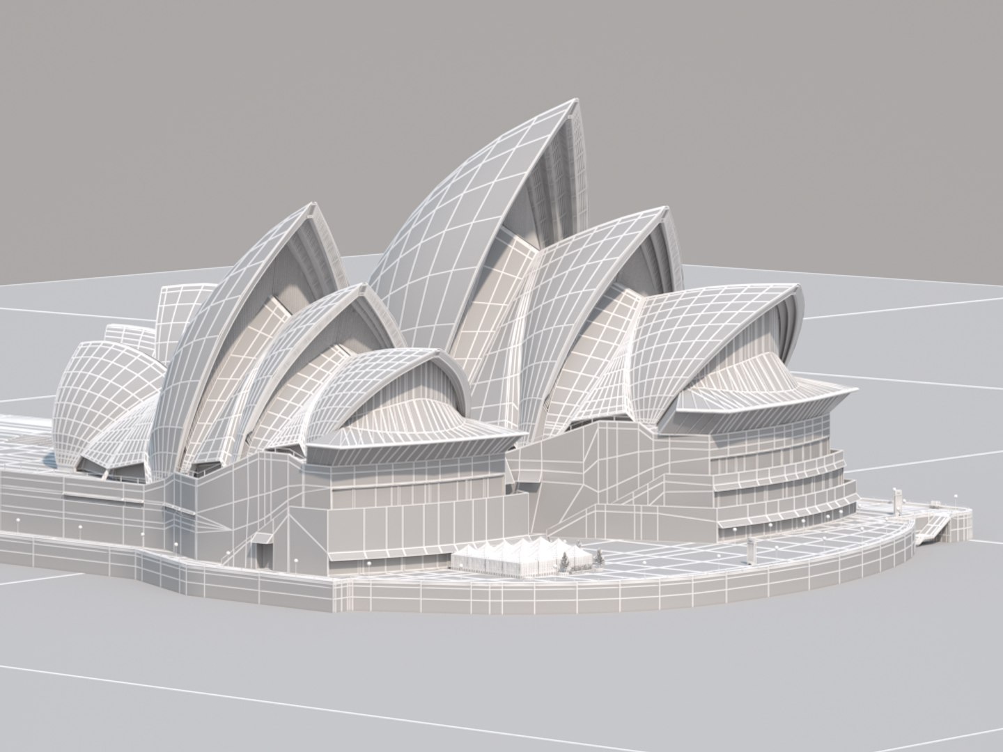 3d model sydney opera house