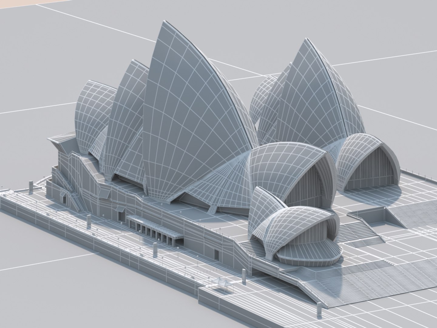 3d model sydney opera house