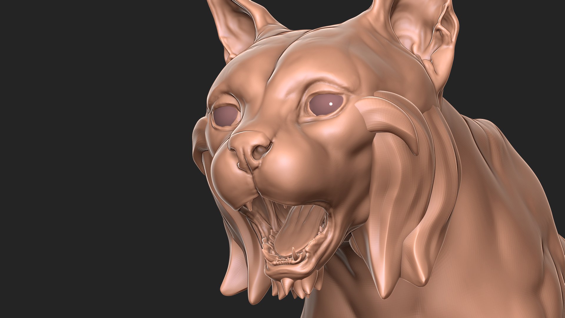 Eurasian Lynx Primary Forms Zbrush Sculpt 3D Model - TurboSquid 1817412