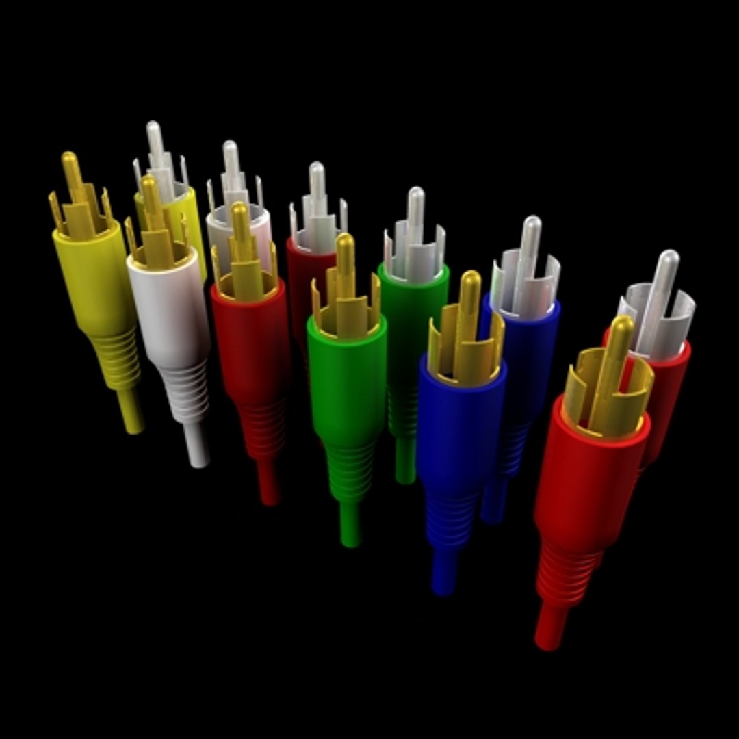 3d V Rgb Jacks Cable