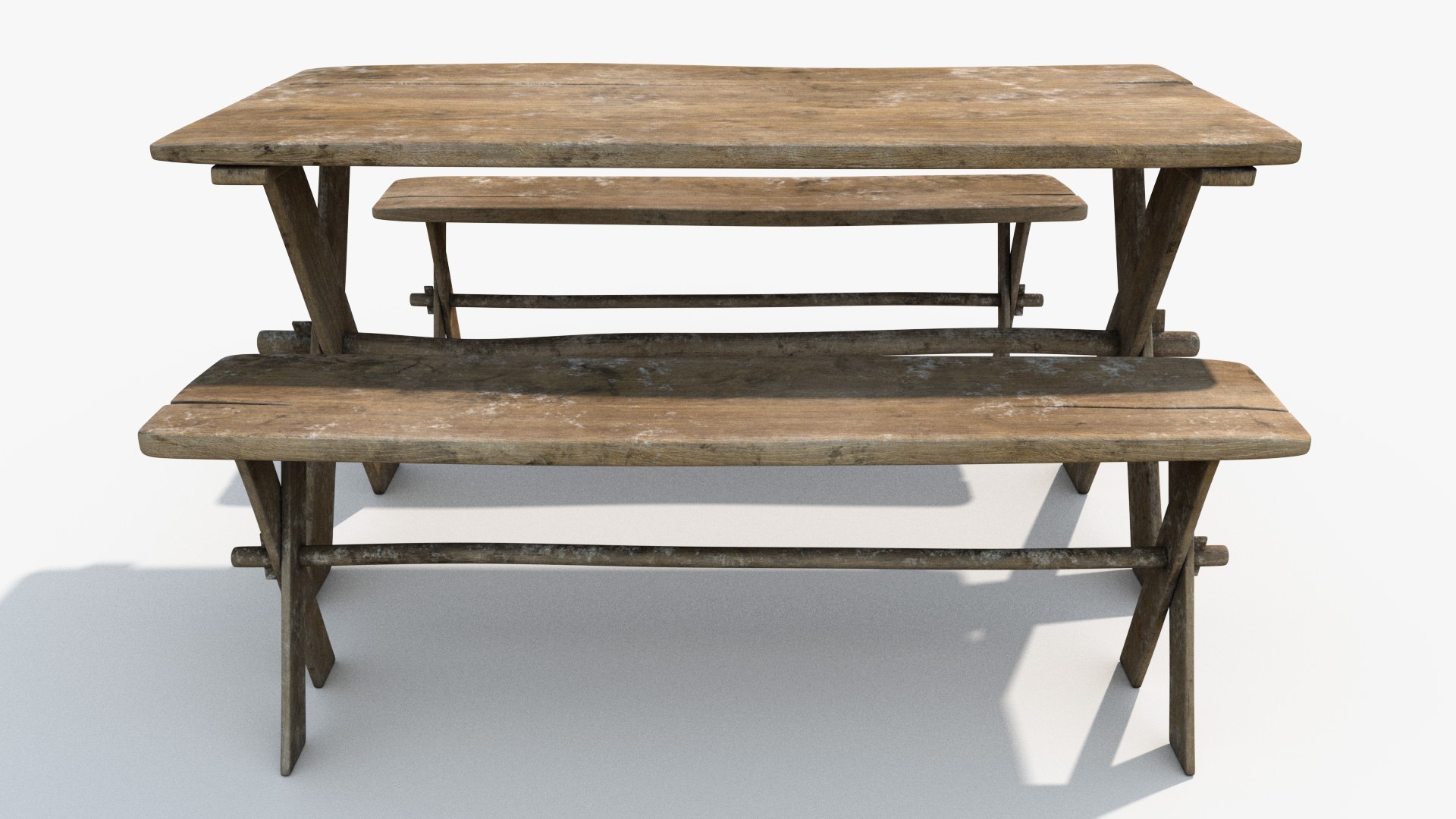 Medieval Table And Bench 8K PBR Textures 3D Model - TurboSquid 2006934