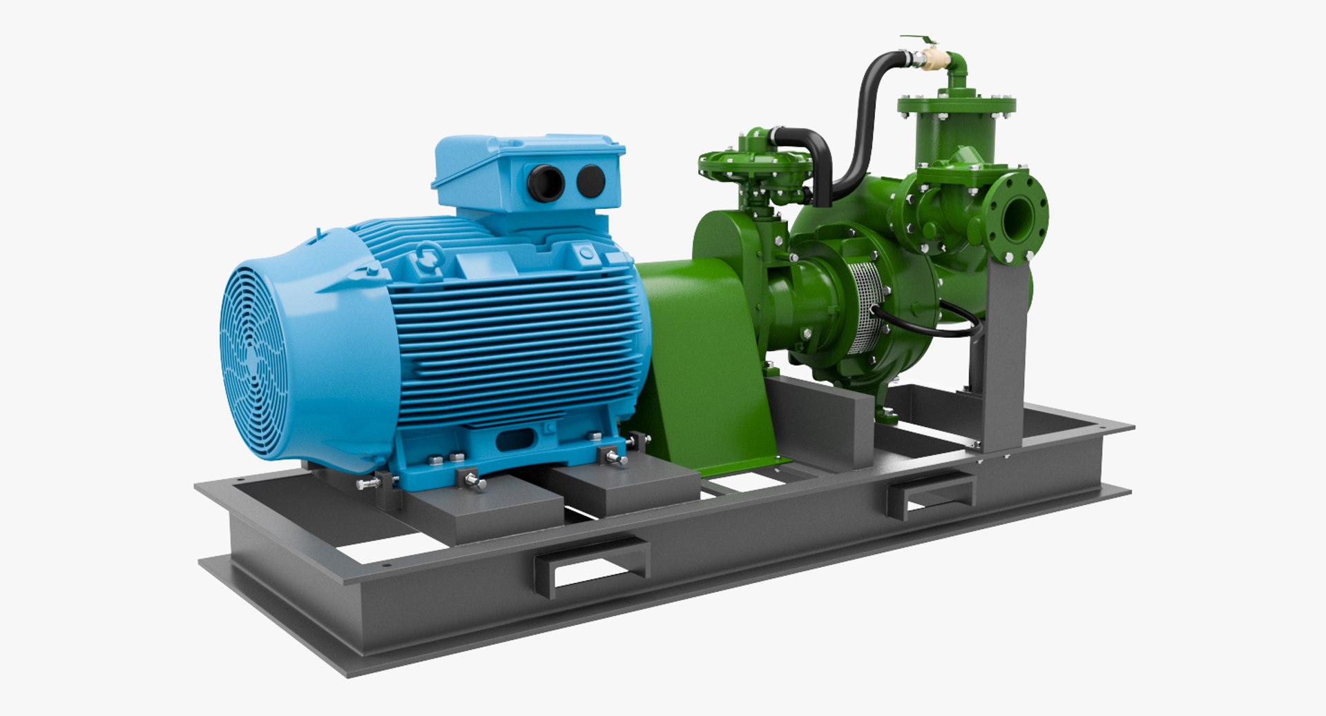 3D Water Pump Motor Model - TurboSquid 1157407