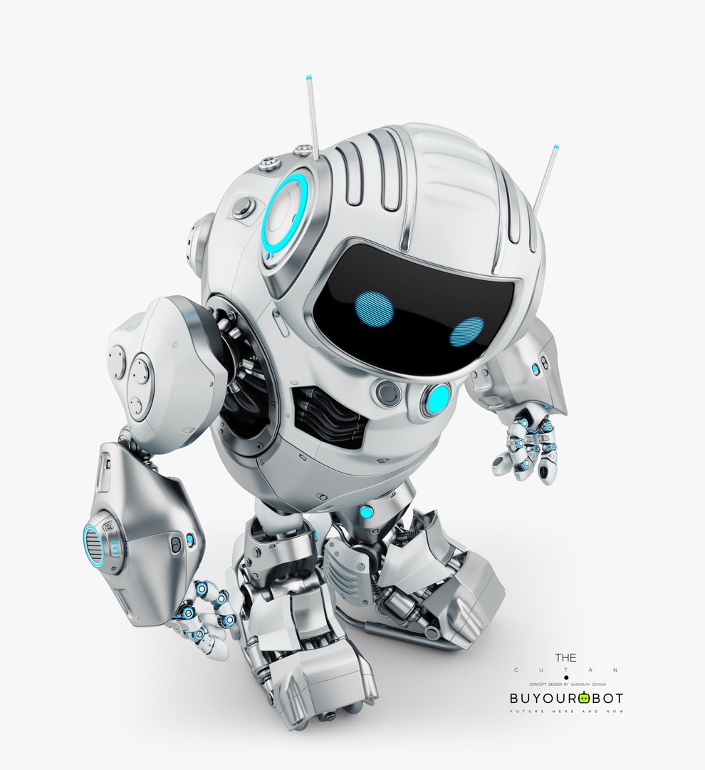 3D Model Huge Cute Robot - TurboSquid 1500465