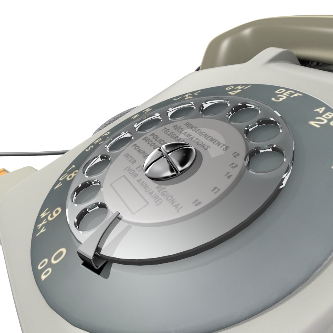 Dial Phone Model - TurboSquid 1243862