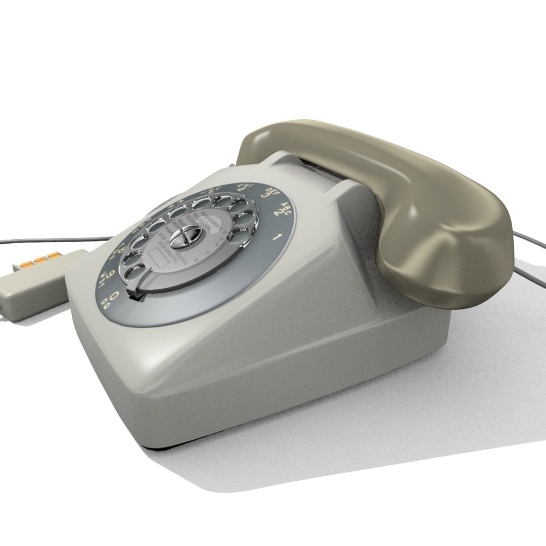 Dial Phone Model - TurboSquid 1243862