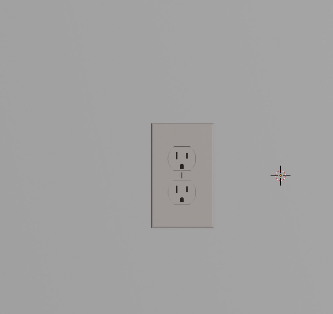 Electrical outlet model - TurboSquid 1595179