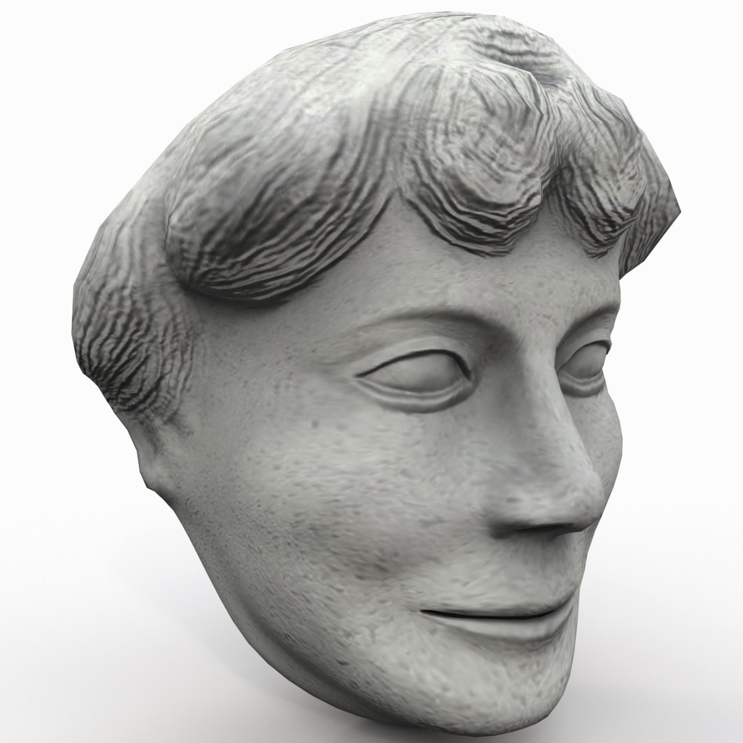 3d Satyr Face Statue 5