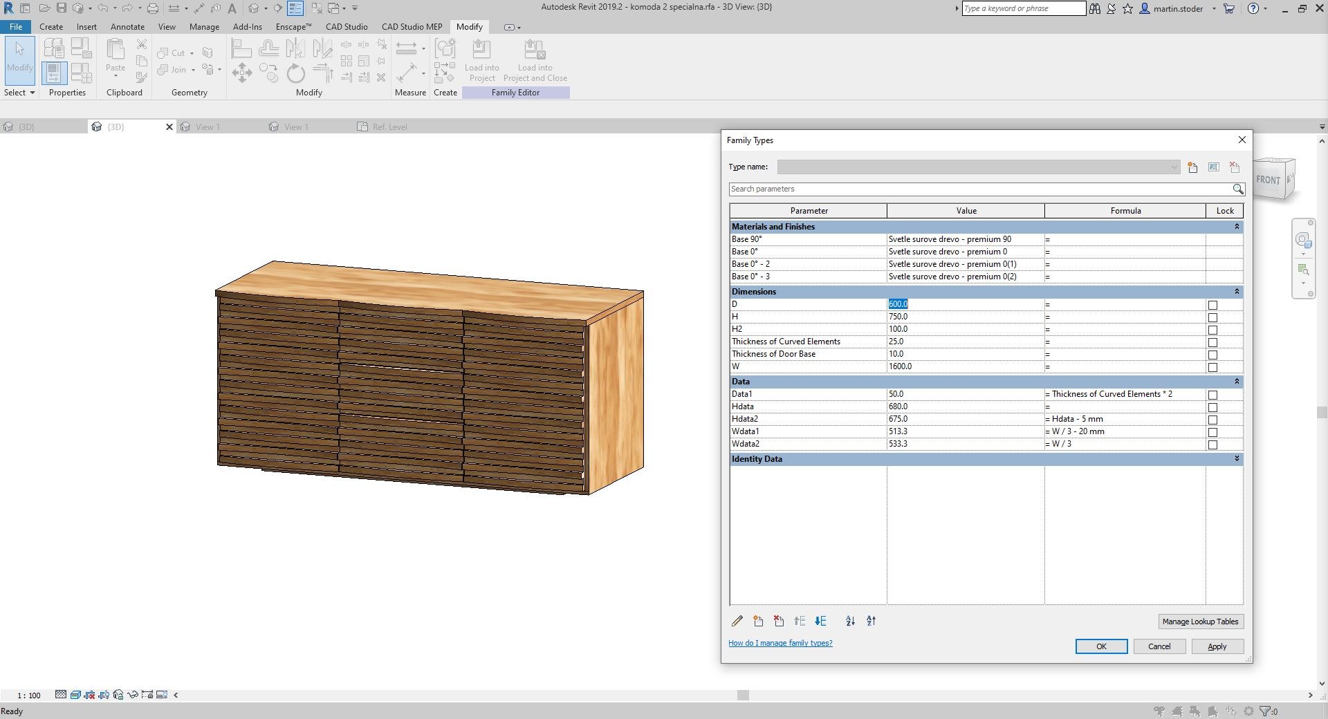 Wardrobe 2 - Revit 3D Model - TurboSquid 1575469
