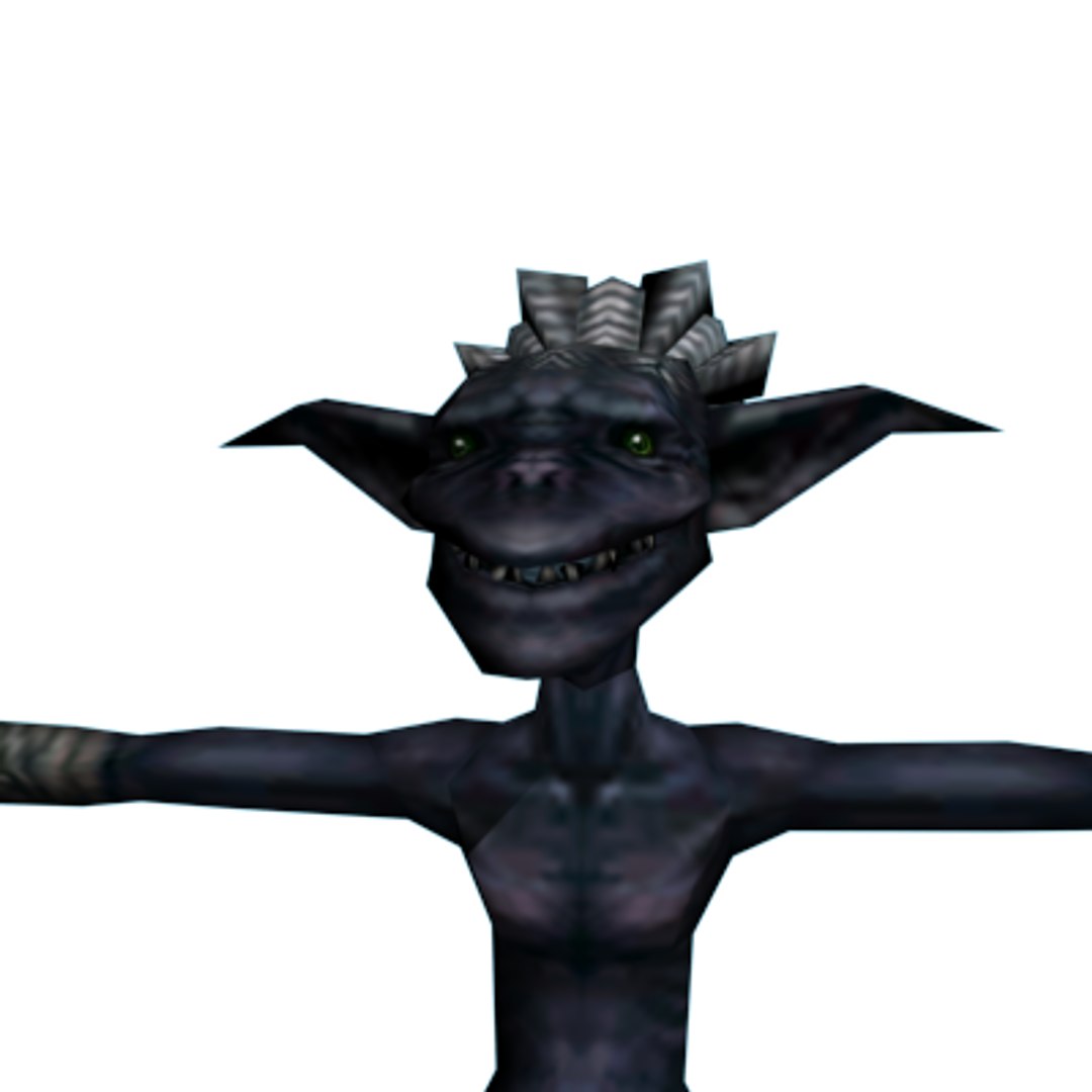 Blue Bokoblin 3d Obj