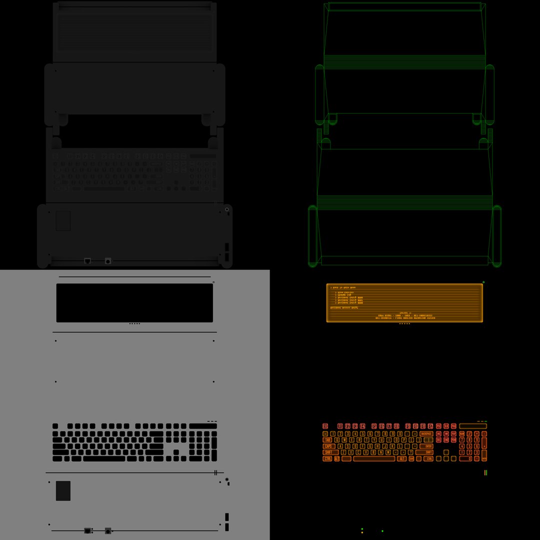 3ds max keypads pack keyboard pads