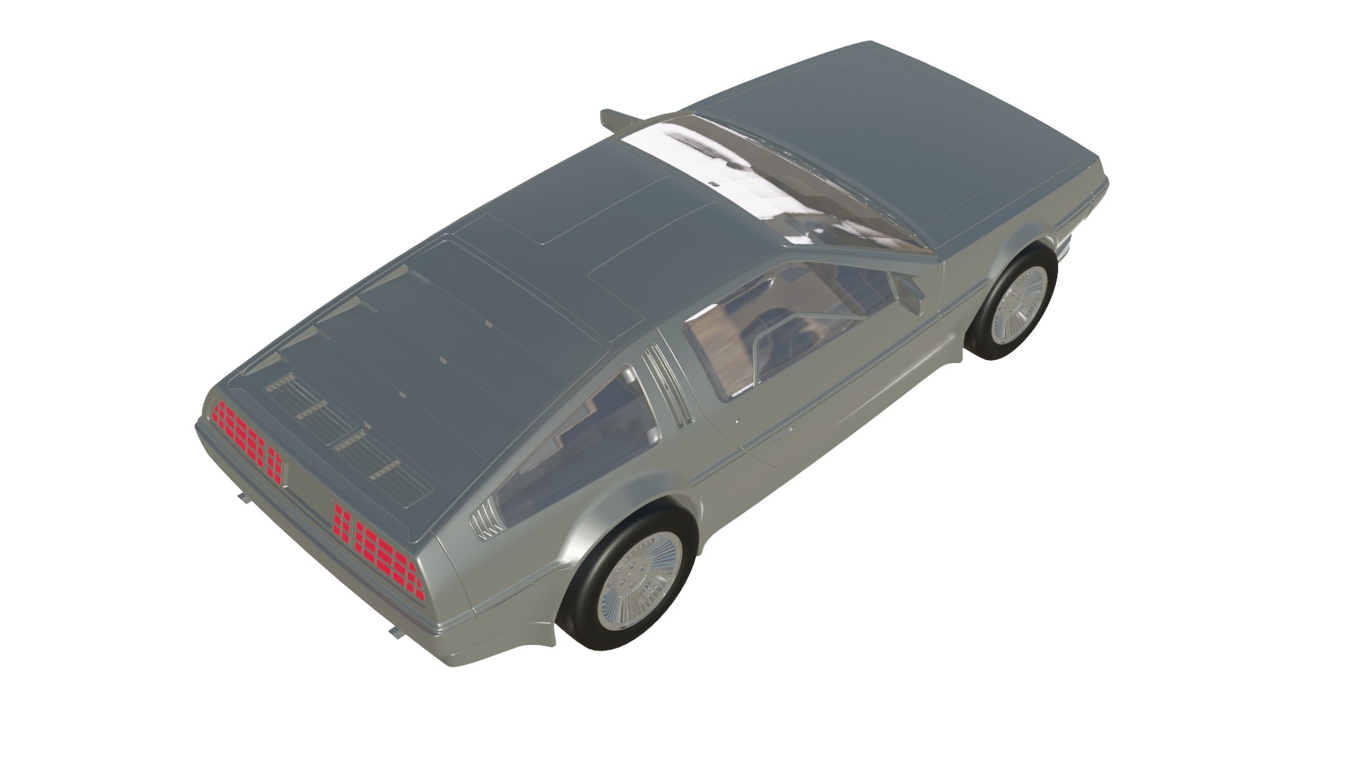 Delorean Model - TurboSquid 1880504