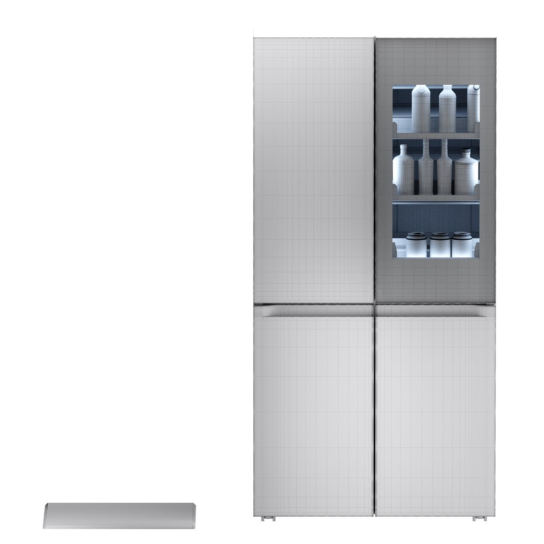 3D LG Dios Refrigerator - TurboSquid 2230402