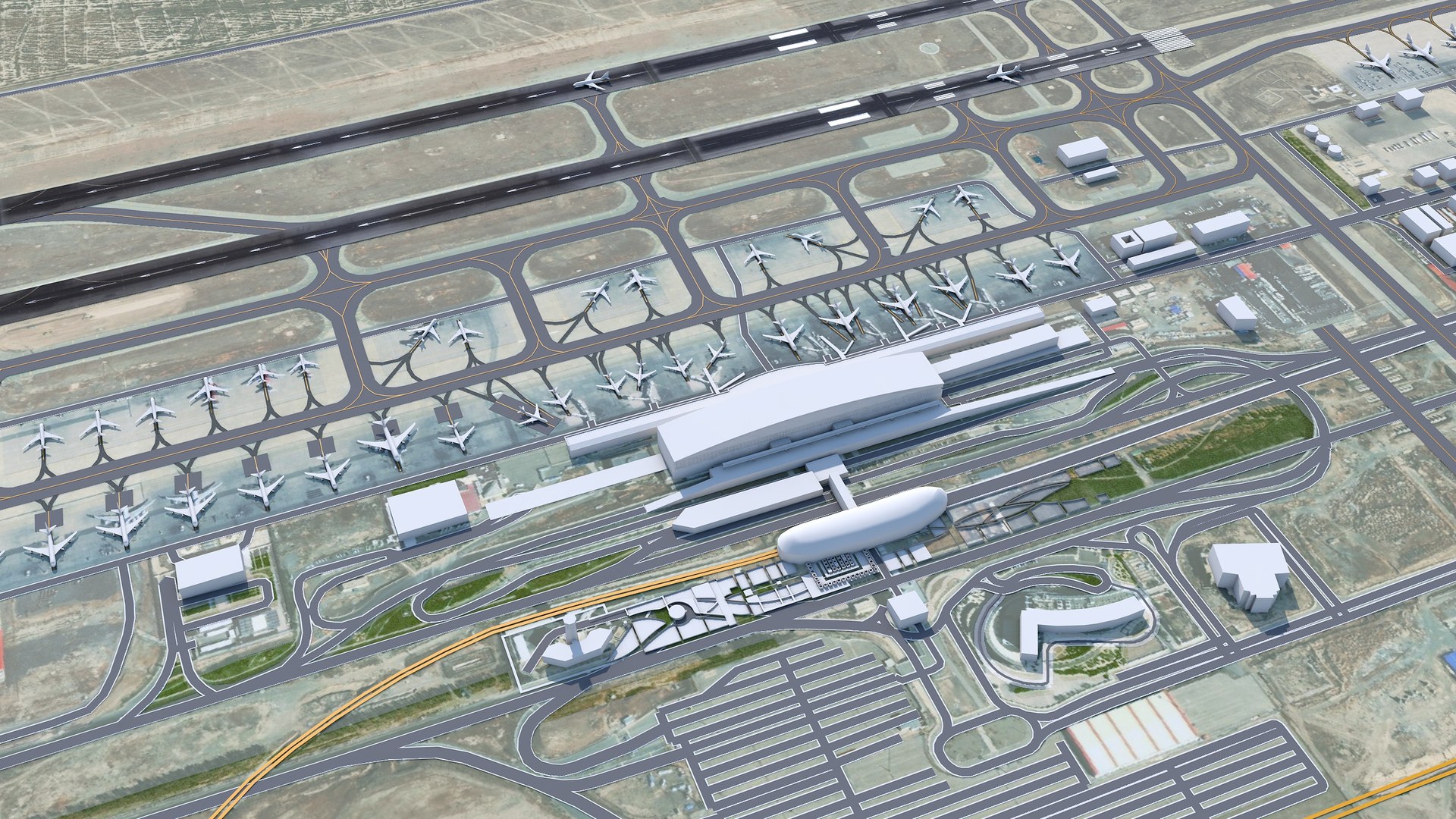 Tehran Imam Khomeini Airport 3D - TurboSquid 2005542