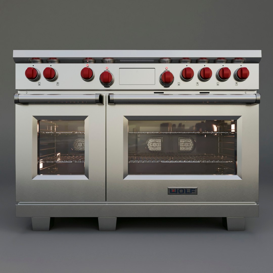 3D WOLF 48 Inch Range - TurboSquid 1734484