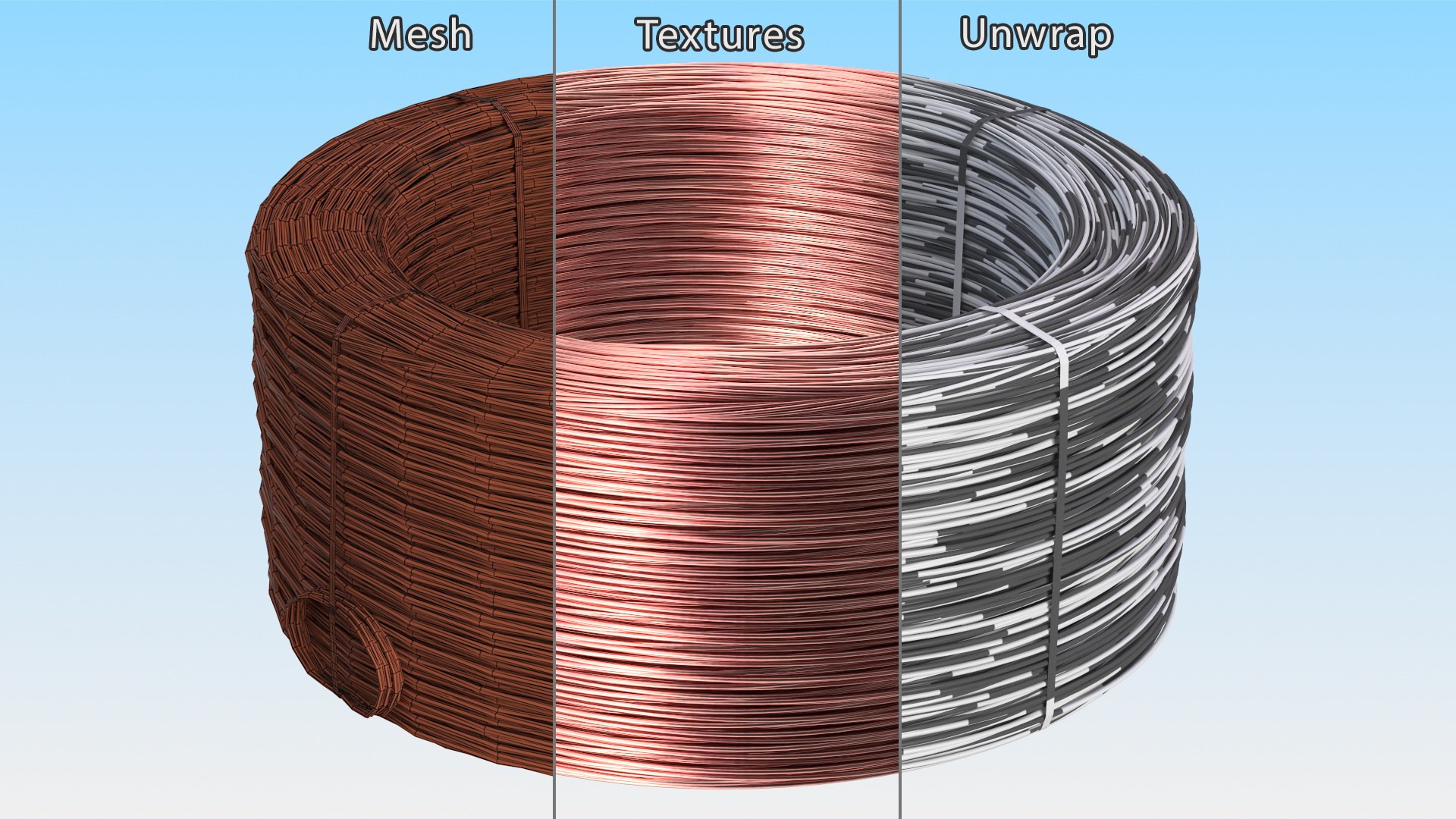 Coil Copper Wire 3D model - TurboSquid 1918534