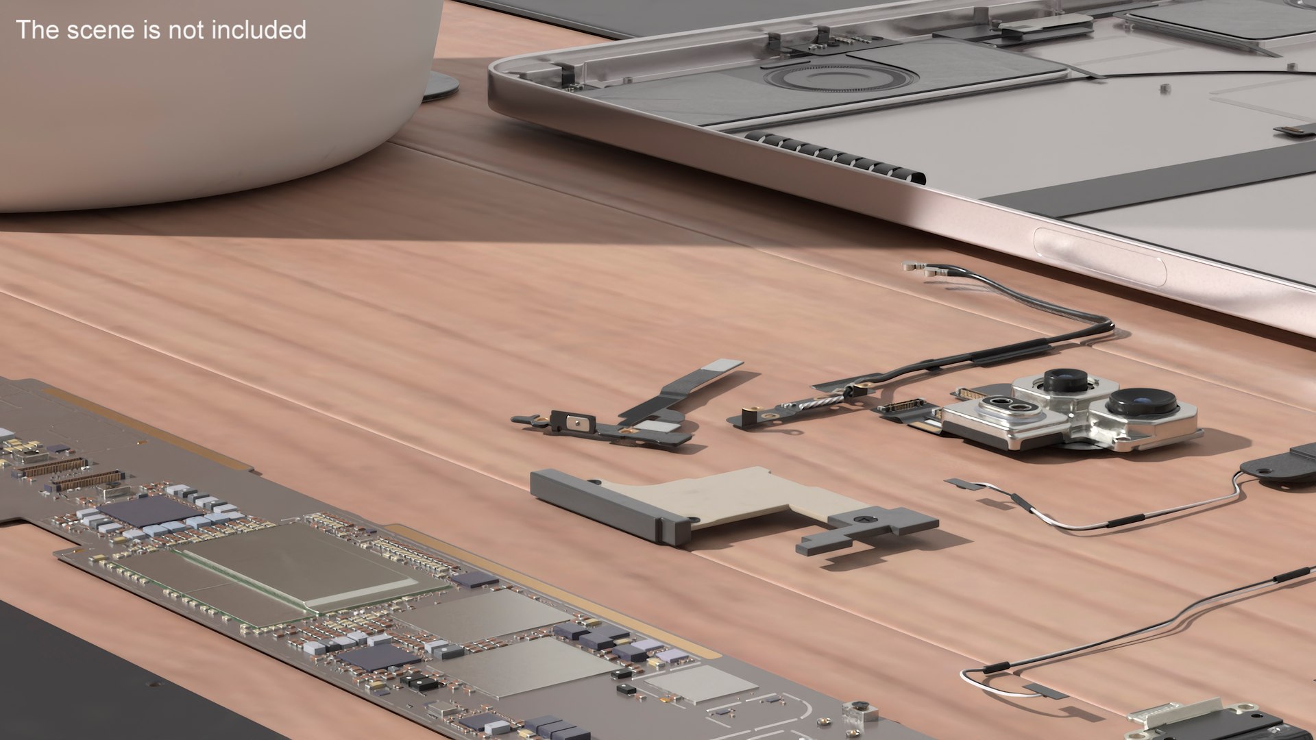 3D Tablet Fully Disassembled - TurboSquid 2368978