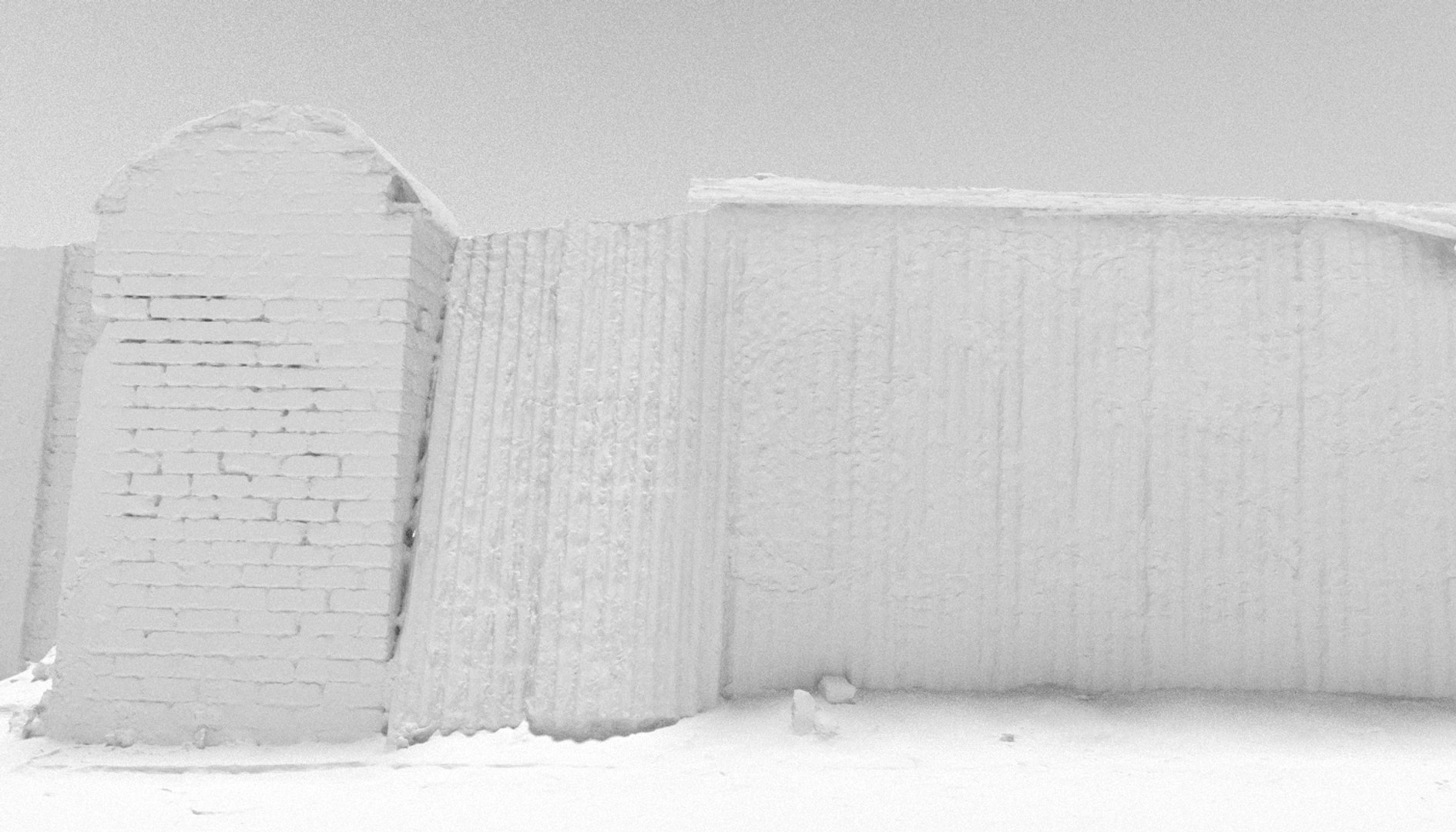 Graffiti Fence 1 3D - TurboSquid 1351172