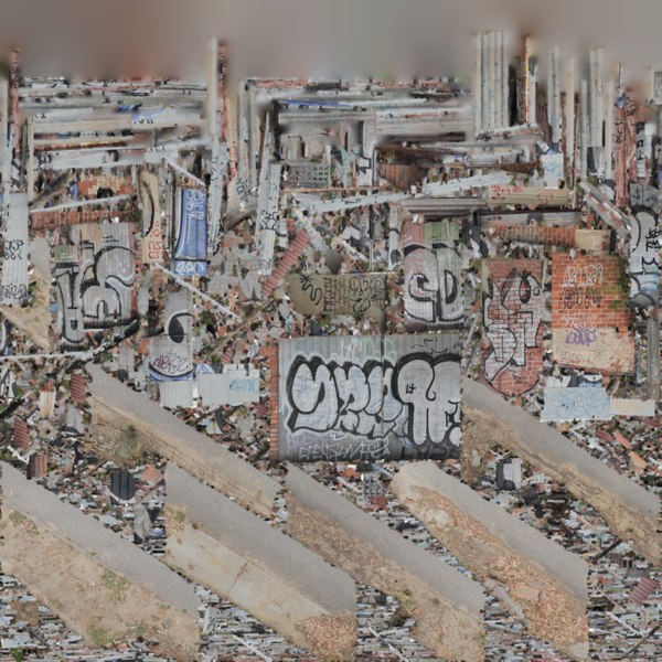 Graffiti-Zaun 1 3D-Modell - TurboSquid 1351172