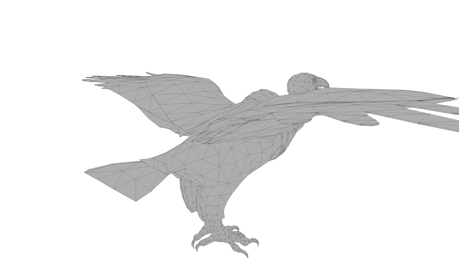 Flying Bird 3D Model - TurboSquid 2374065