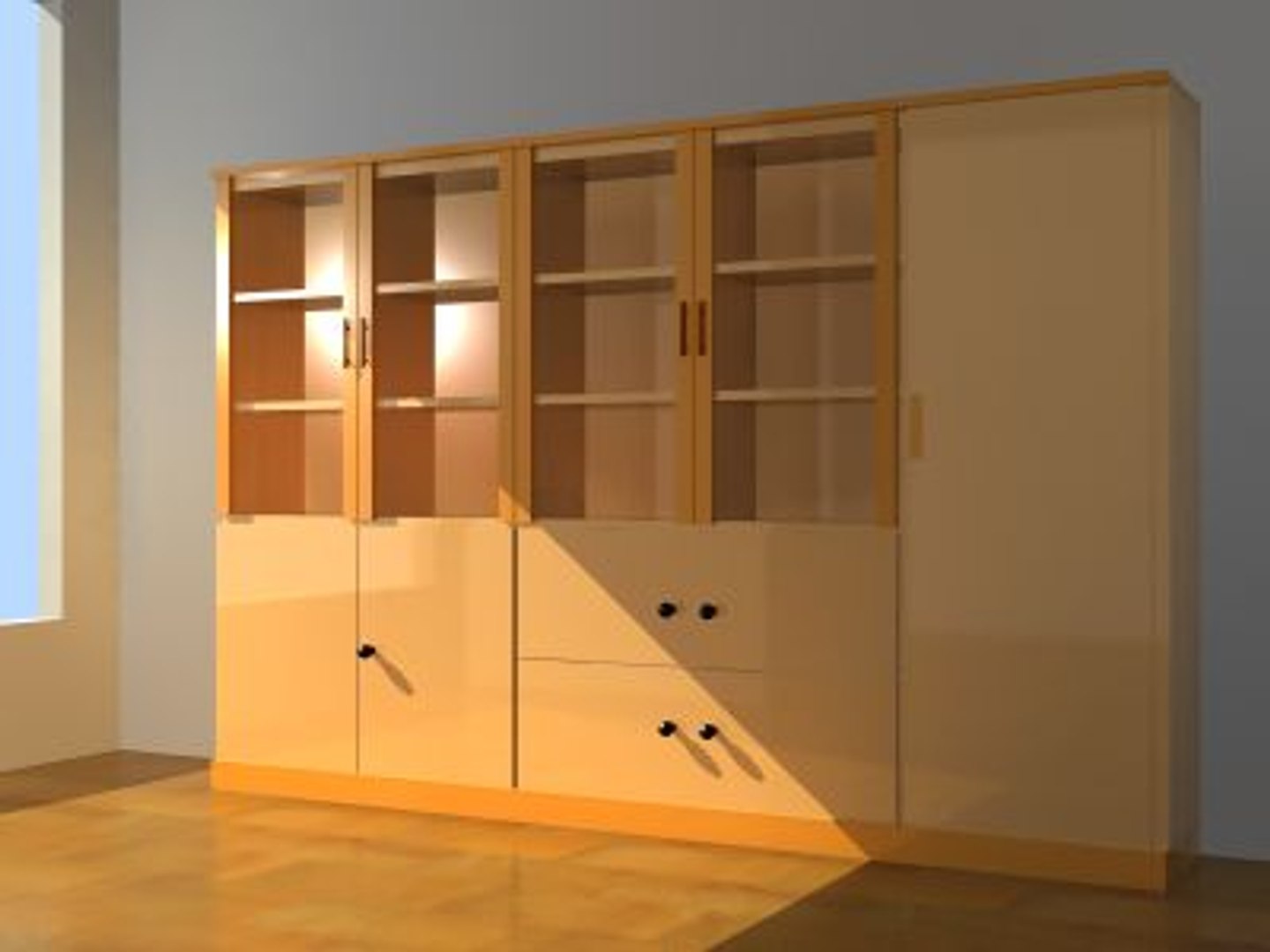 3d model cabinet storage