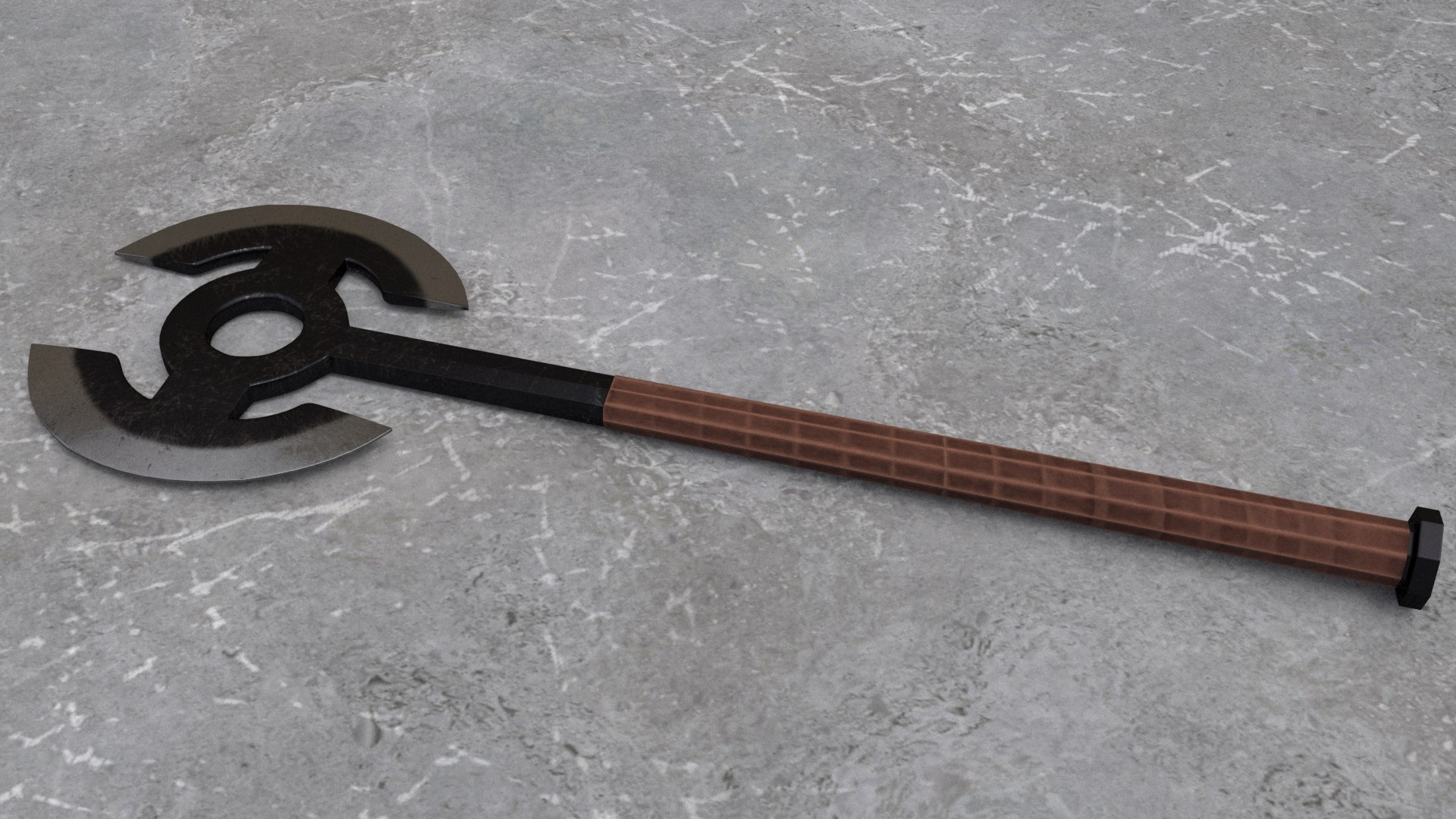 3D labrys metallic - TurboSquid 1596402