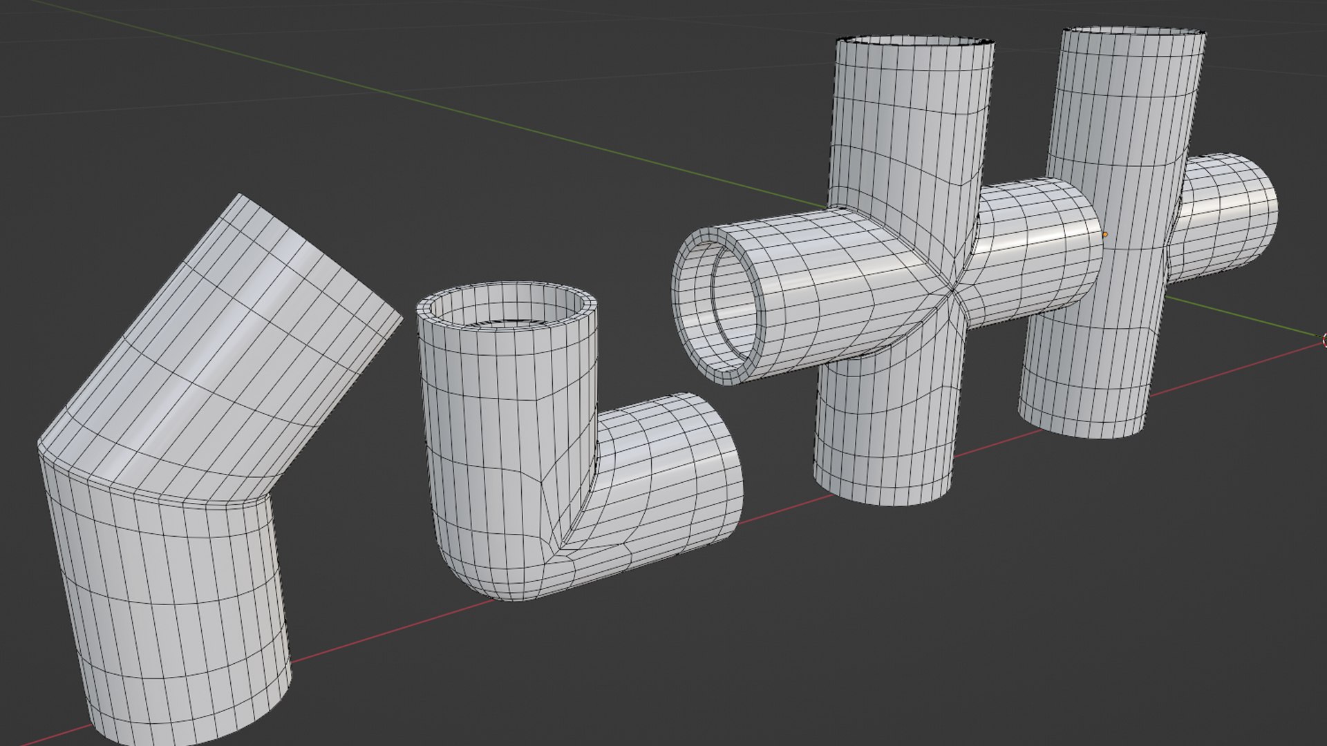 Plastic Pipe Adapters 3D Model - TurboSquid 1937608