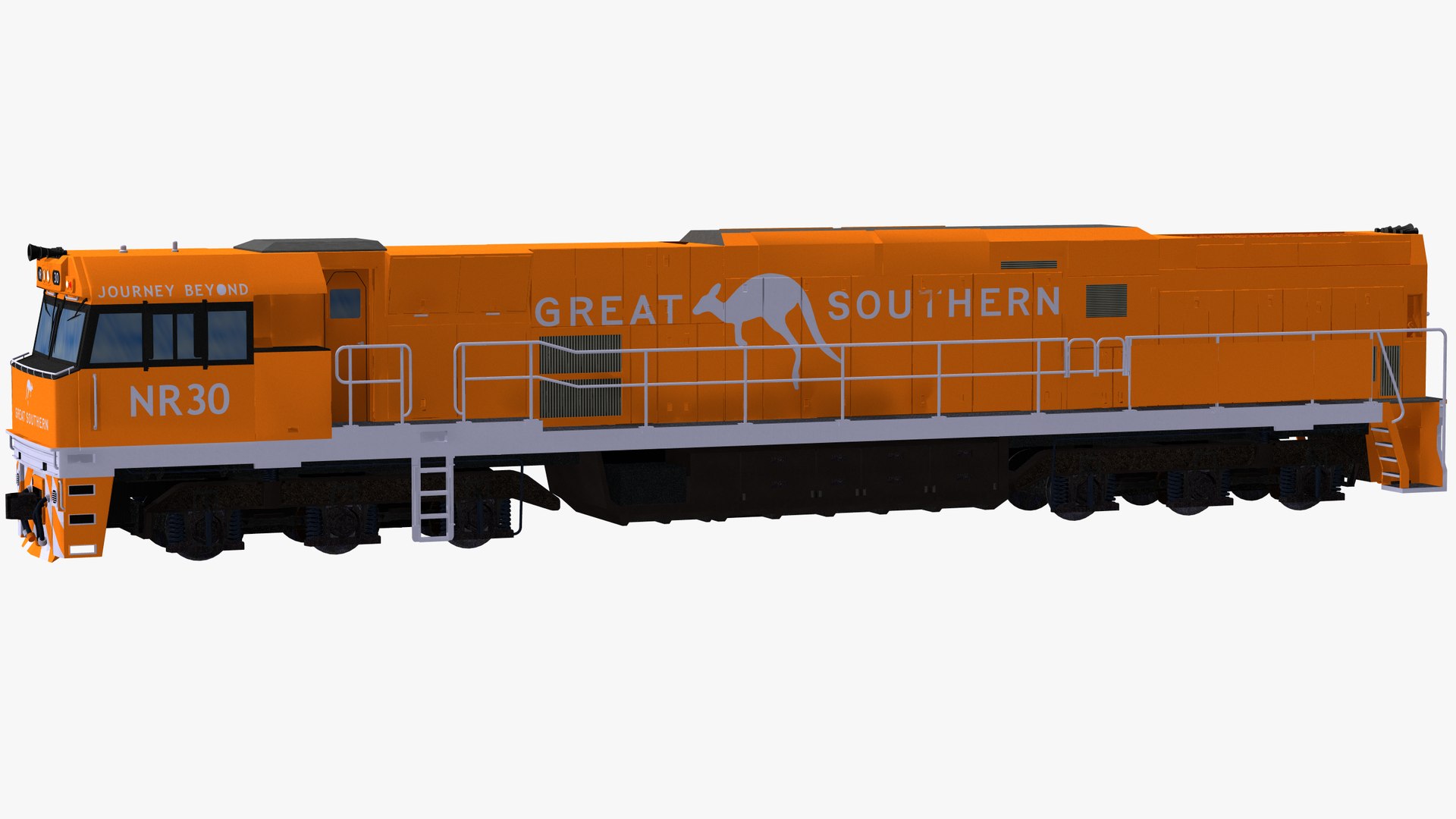 3D Australian Nr Class Nr30 Great Southern Diesel Electric Locomotive ...
