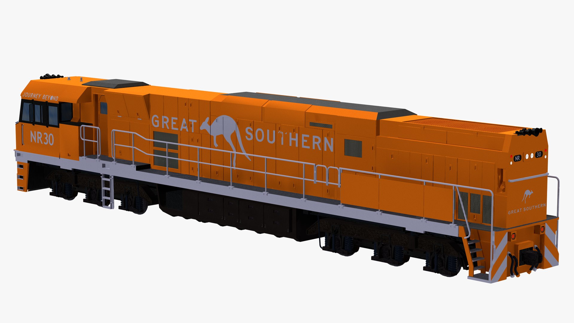 3D Australian Nr Class Nr30 Great Southern Diesel Electric Locomotive ...