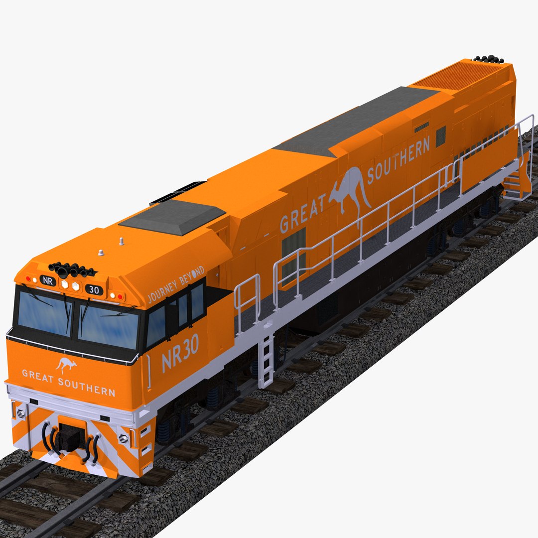 3D australian nr class nr30 great southern diesel electric locomotive ...