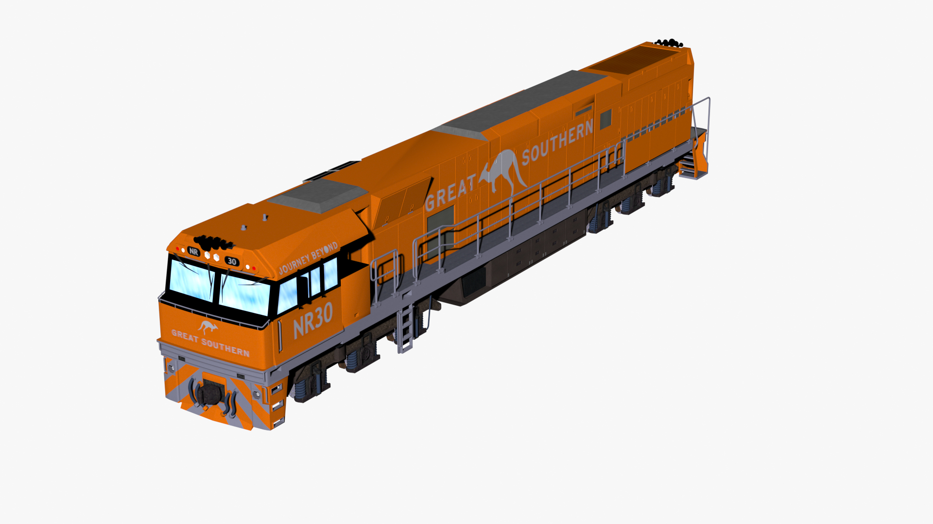 3D Australian Nr Class Nr30 Great Southern Diesel Electric Locomotive ...