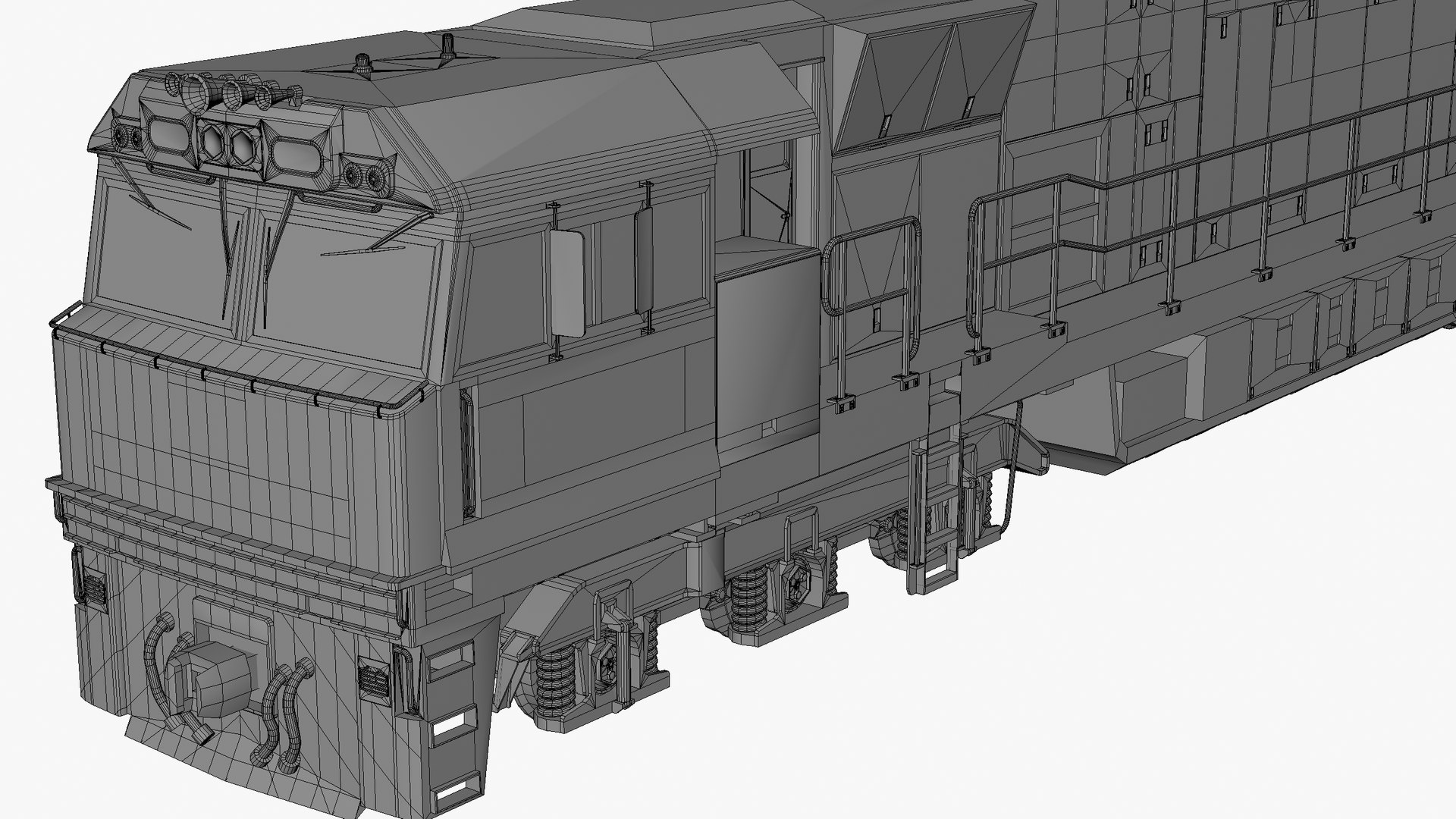 3D Australian Nr Class Nr30 Great Southern Diesel Electric Locomotive ...