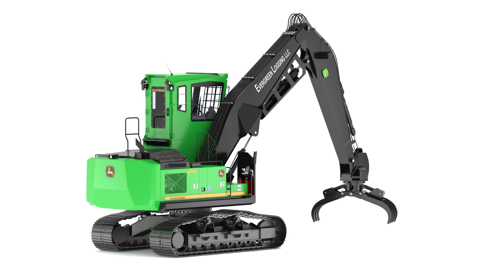 3D 2021 John Deere 2156G Log Loader - TurboSquid 2363410