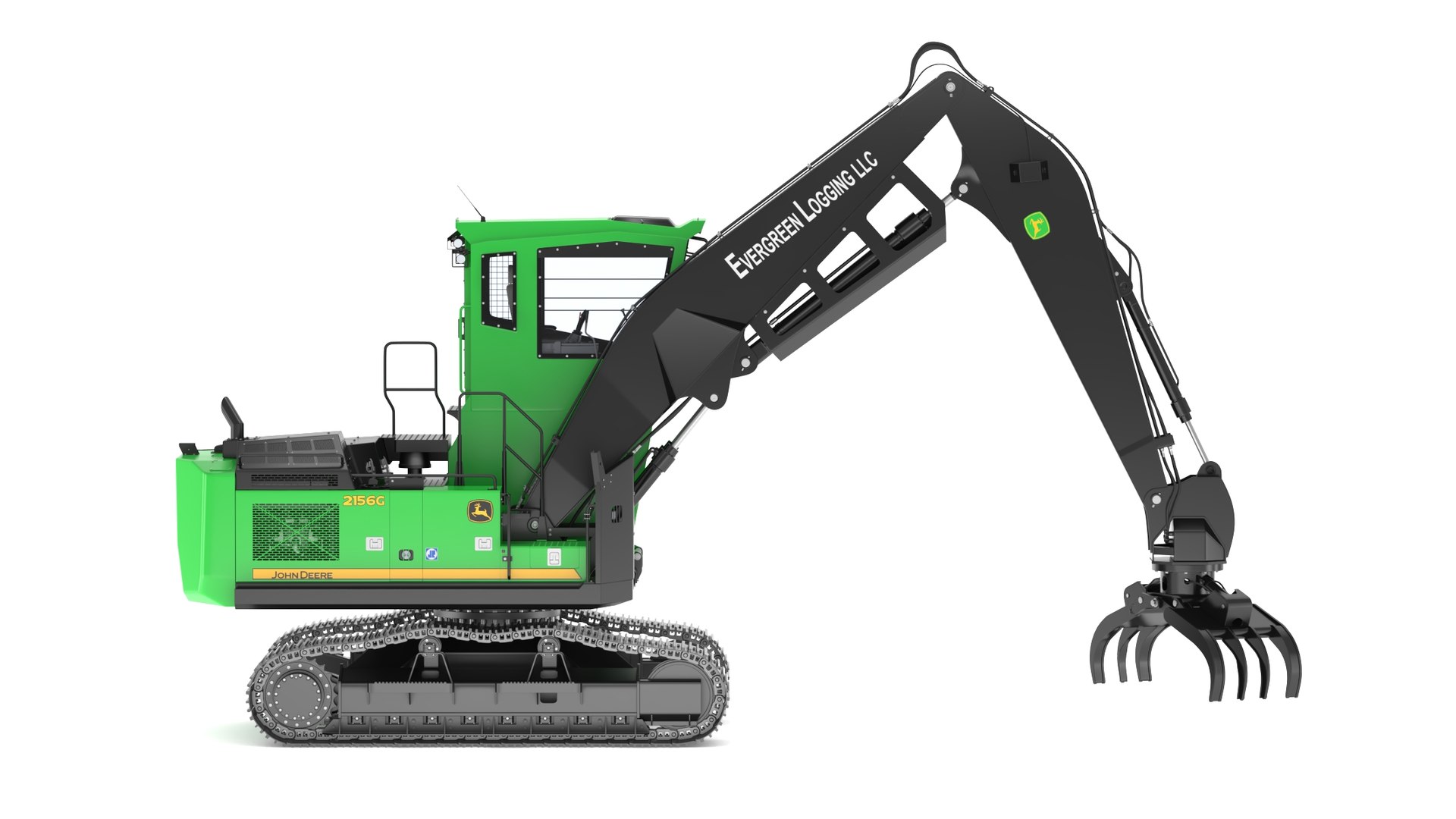 3D 2021 John Deere 2156G Log Loader - TurboSquid 2363410
