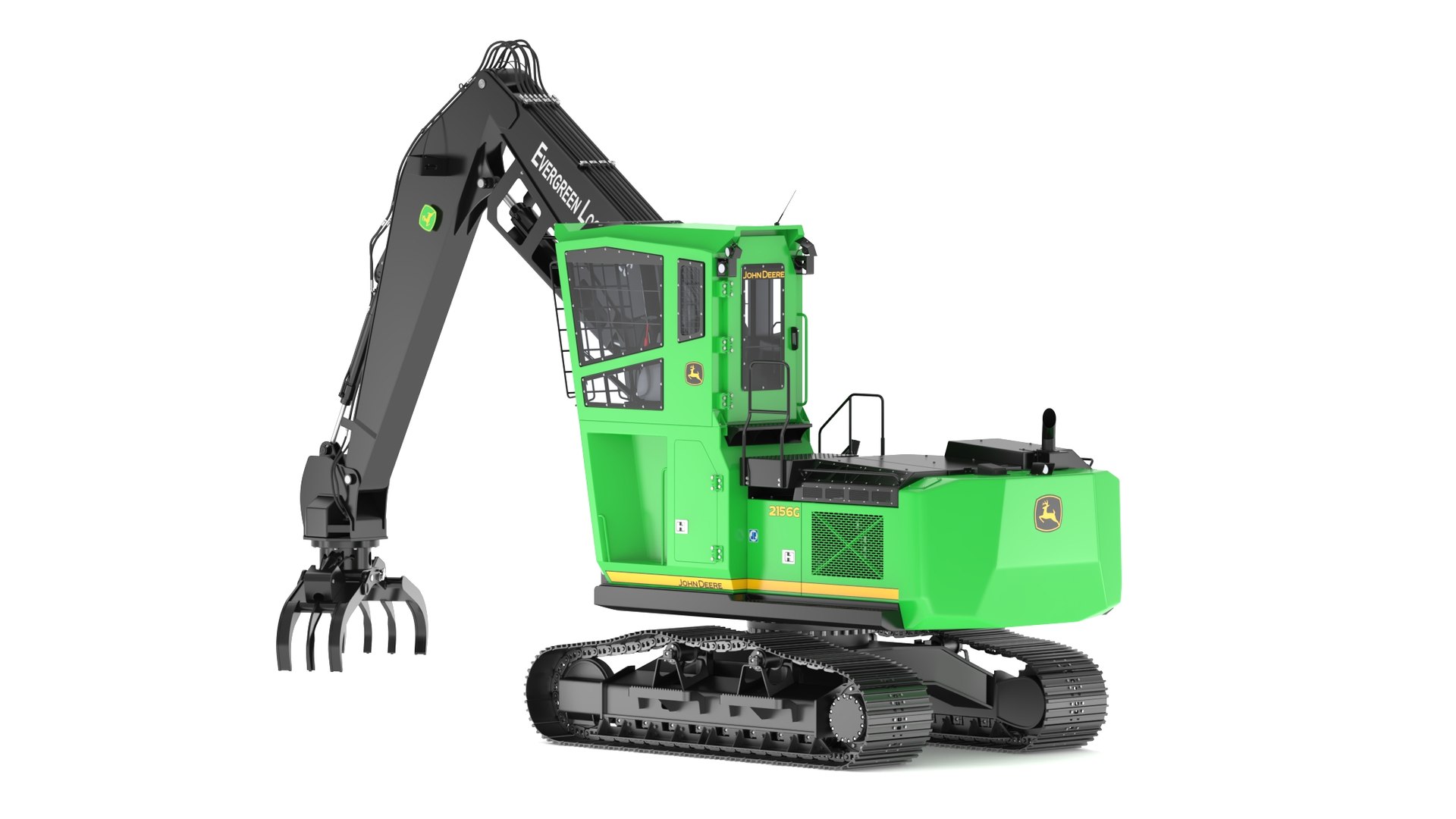 3D 2021 John Deere 2156G Log Loader - TurboSquid 2363410