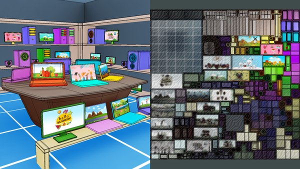 modelo 3d Computadora de tienda de dibujos animados - TurboSquid 2136620