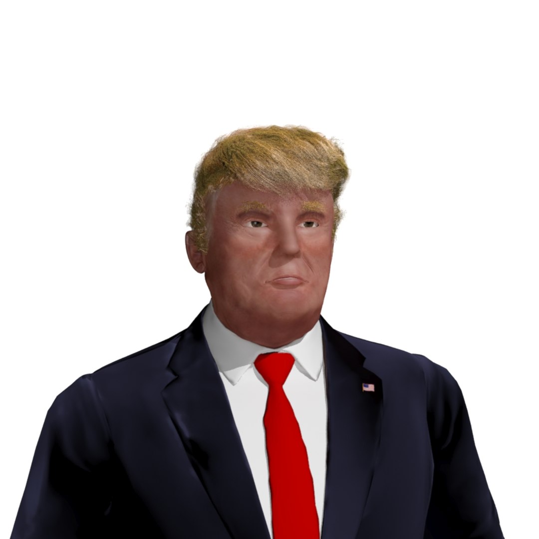 Donald Trump 3d Max