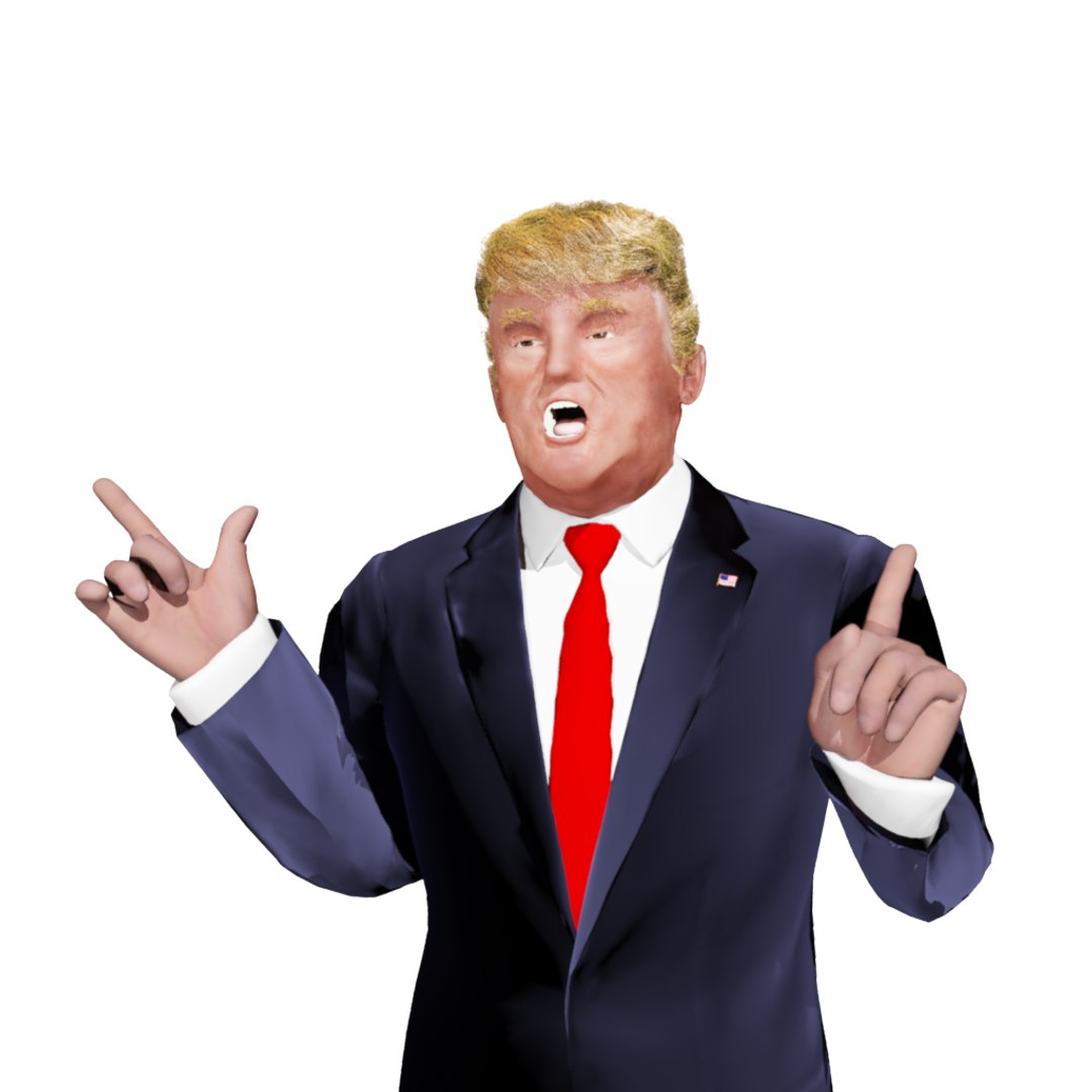 Donald Trump 3d Max