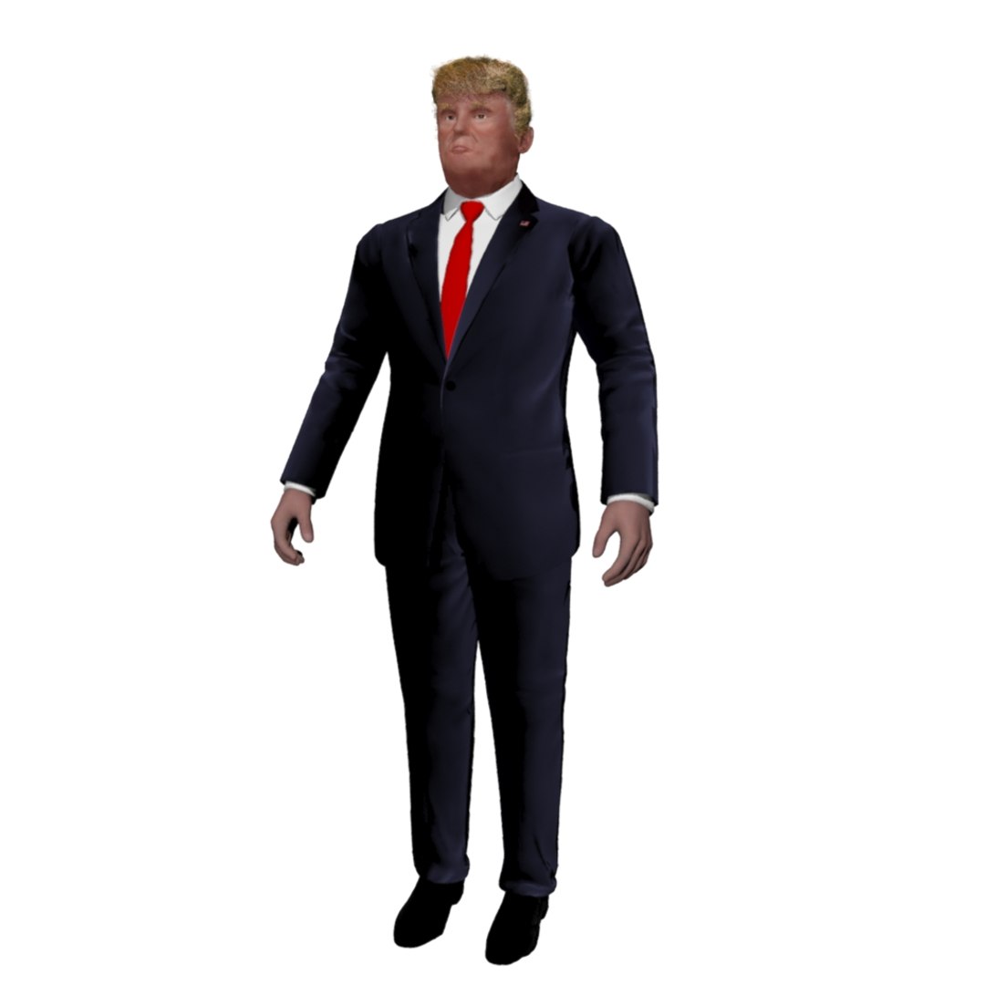 Donald Trump 3d Max